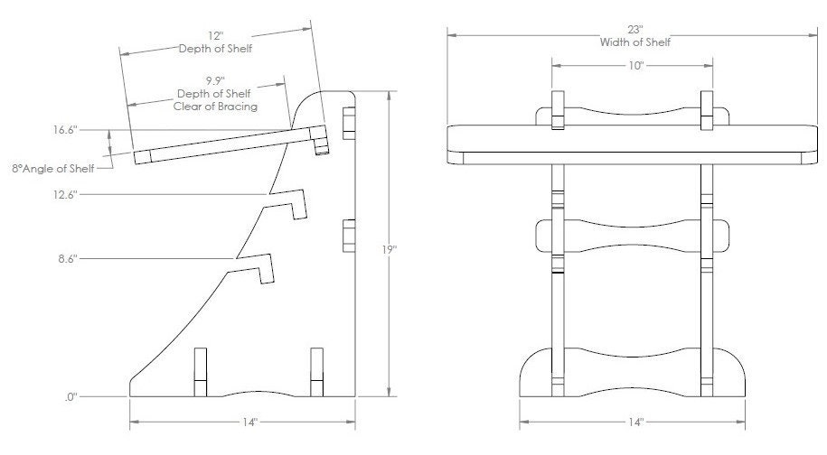 Stand Up / Standing Desk for Laptop Home Office. Great for | Etsy