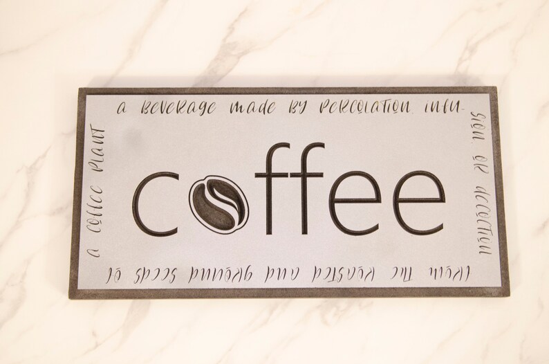 COFFEE Definition Sign Wall Art | Etsy
