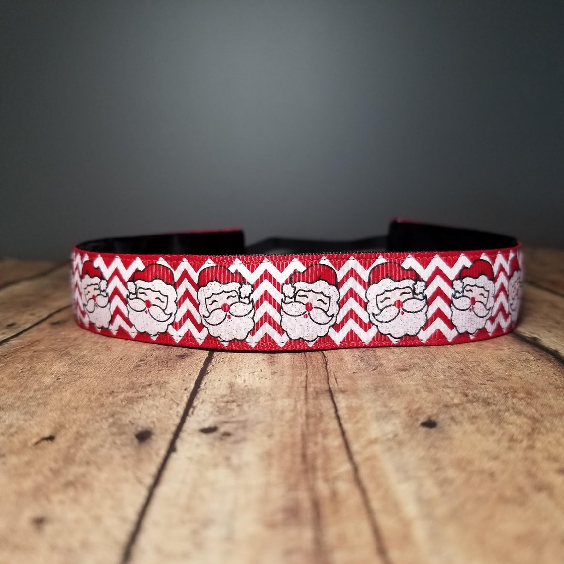 Santa Nonslip Headbands for Women Button Headband Mask | Etsy