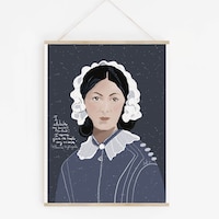 Florence Nightingale Poster: Women in STEM, Nurse Office Decor - Etsy