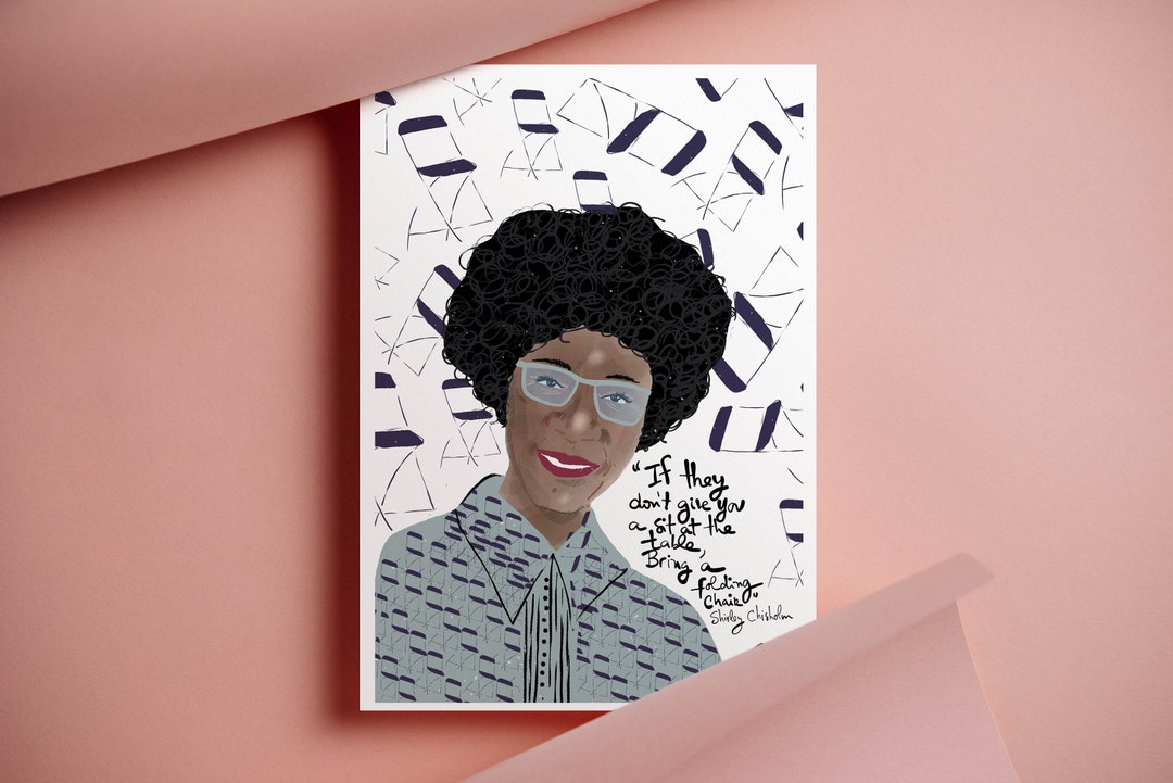 Shirley Chisholm Portrait: Inspirational Cubicle Decor & Empowering ...