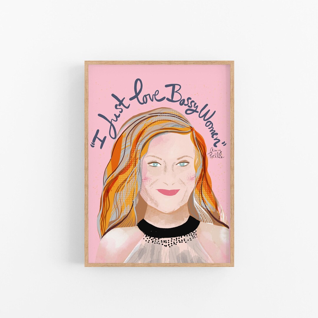 Amy Poehler Art Print Inspirational Wall Decor for Cubicles & Office ...