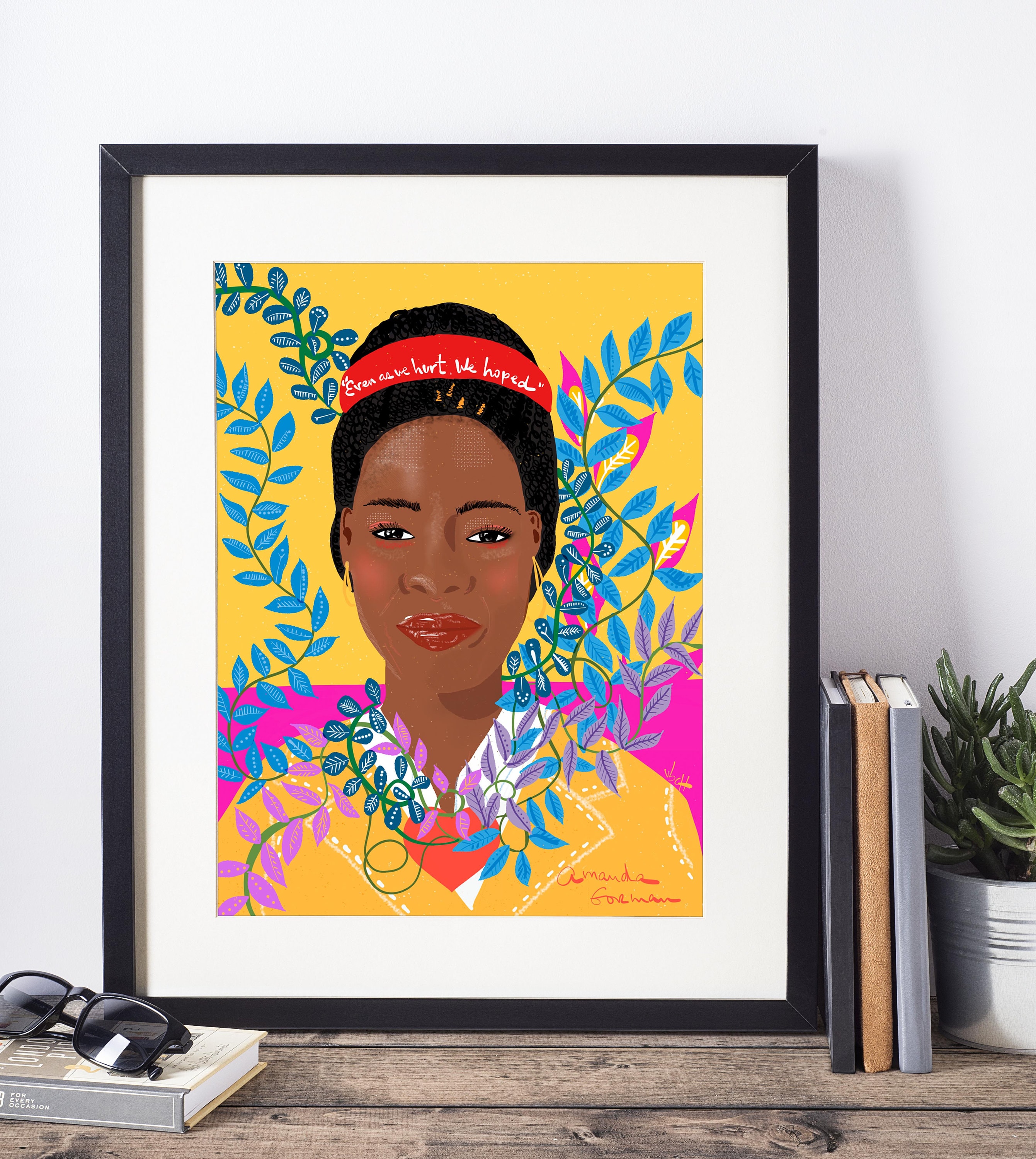 Amanda Gorman Art Print Cubicle Decor Ready to Frame Wall Art - Etsy