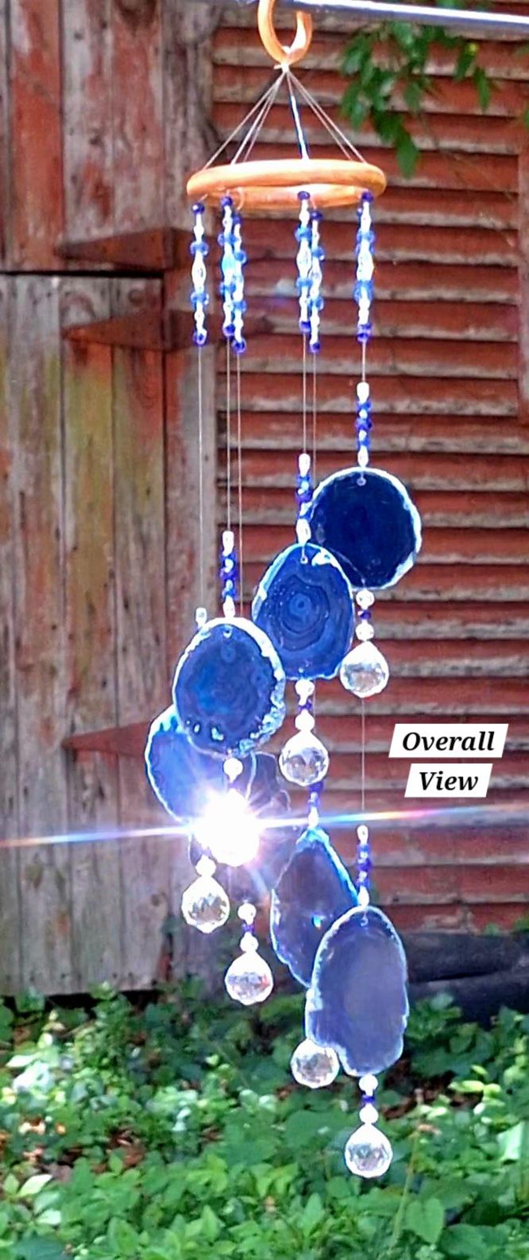 Wind Chime, Sun Catcher, Suncatcher, Agate Wind Chime, Agate Sun ...