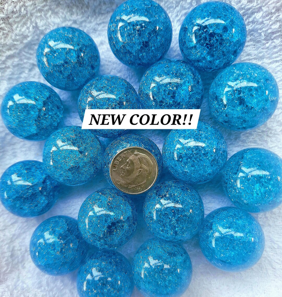5 Pcs- 25mm/1" Cracked Marbles, Glass Marbles Fried Marbles, Marbles ...