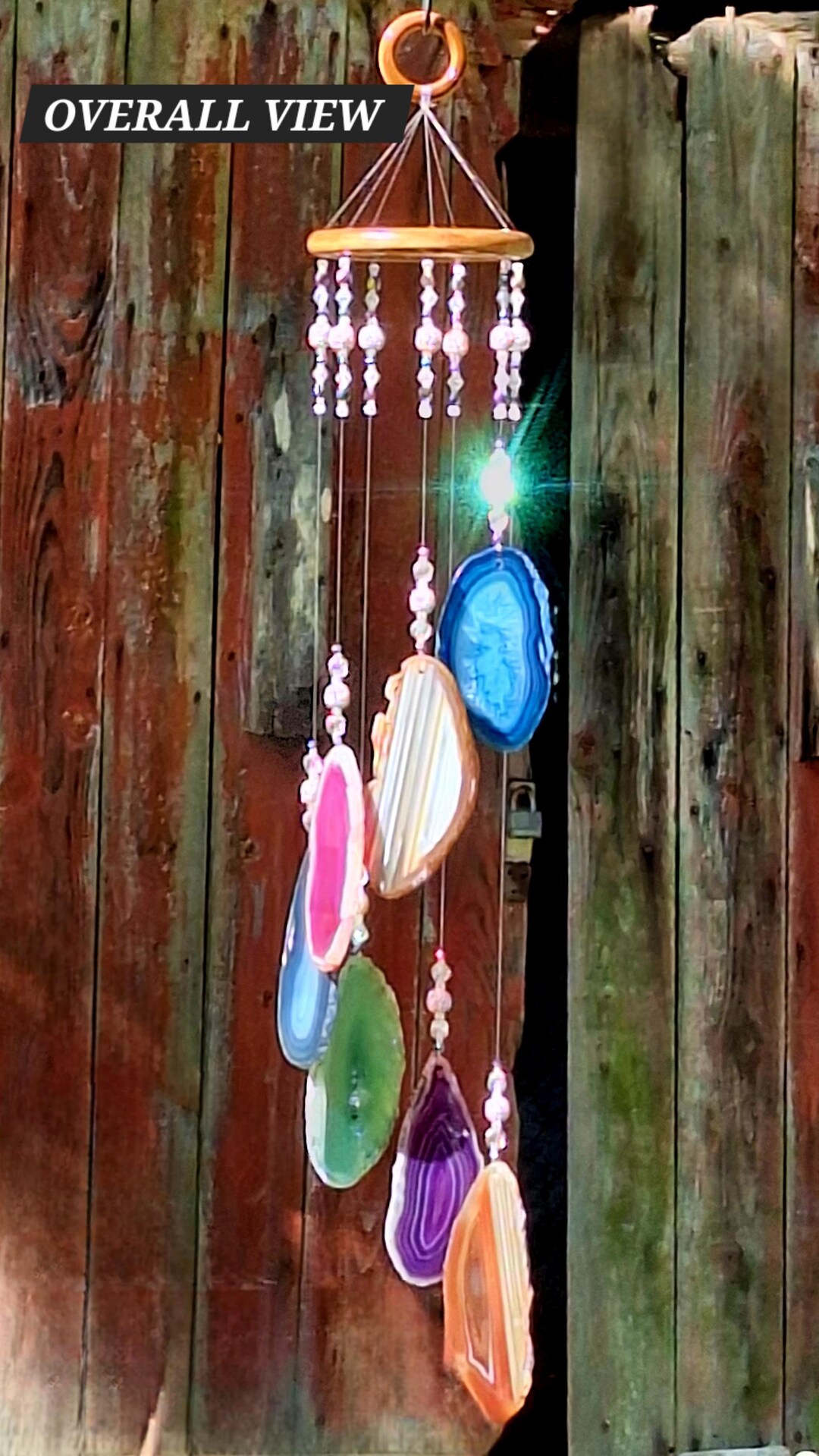 Wind Chime, Sun Catcher, Suncatcher, Agate Wind Chime, Agate, Sun ...
