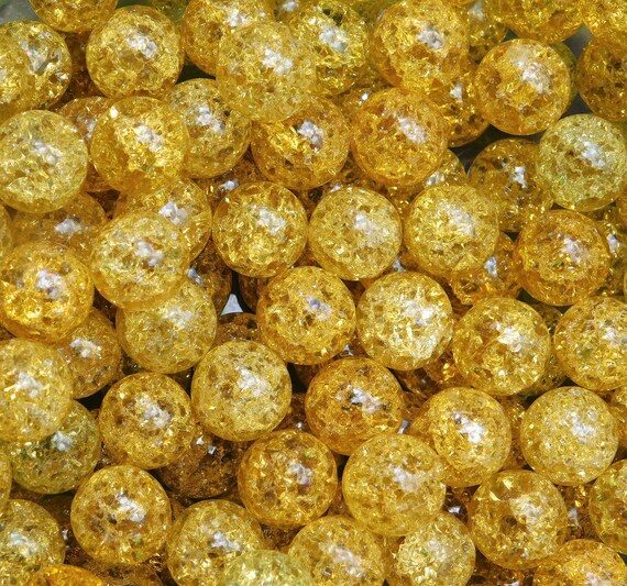 14mm 10 Cracked Marbles Fried Marbles 9/16 Golden - Etsy