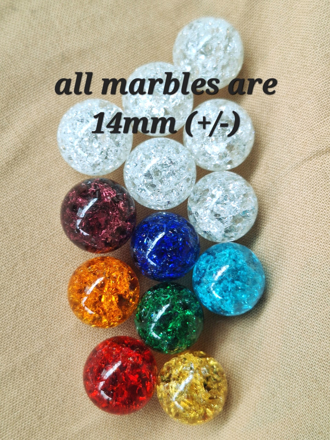 Cracked Marbles, Chakra Color Marbles, Fried Marbles, Marbles, Old ...