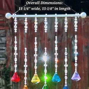 Chakra Suncatcher, Glass Window Suncatcher, Chandelier Suncatcher ...
