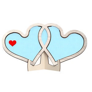 Wedding Heart Drop Box, Laser Cut Files - Svg+dxf+pdf+ai+cdr+eps ...