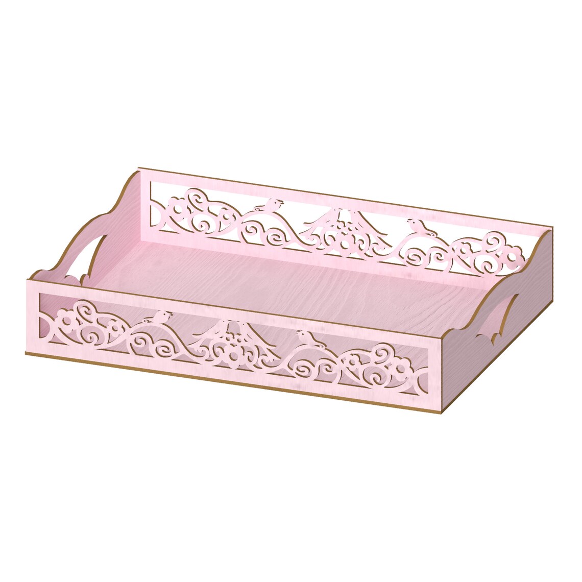 Tray, Laser Cut Files - Svg+dxf+pdf+ai+cdr+eps - Laser Files - Instant ...
