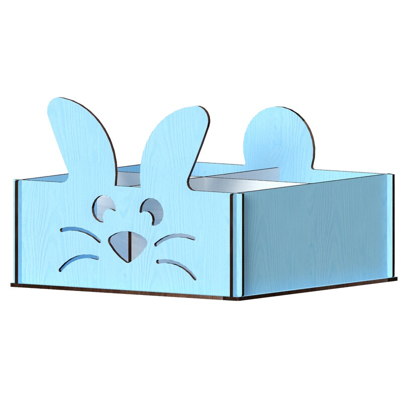 Rabbit Box Laser Cut Files Laser Cut Template Vector for - Etsy