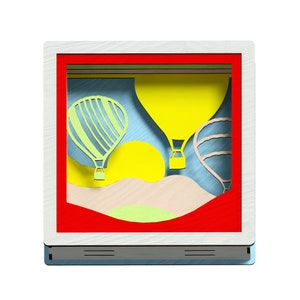 Light Box Hot Air Balloon, Laser Cut Files - Svg+dxf+pdf+ai+cdr+eps ...