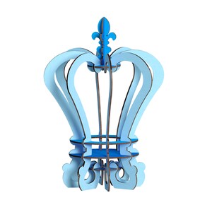 King Crown Centerpiece Laser Cut Files (digital Download) - Etsy