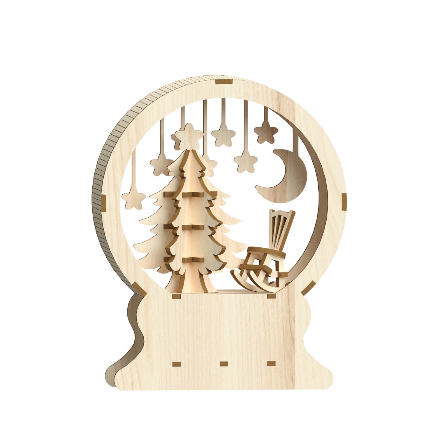 Snowball Christmas in Heaven Laser Cut Files | Etsy