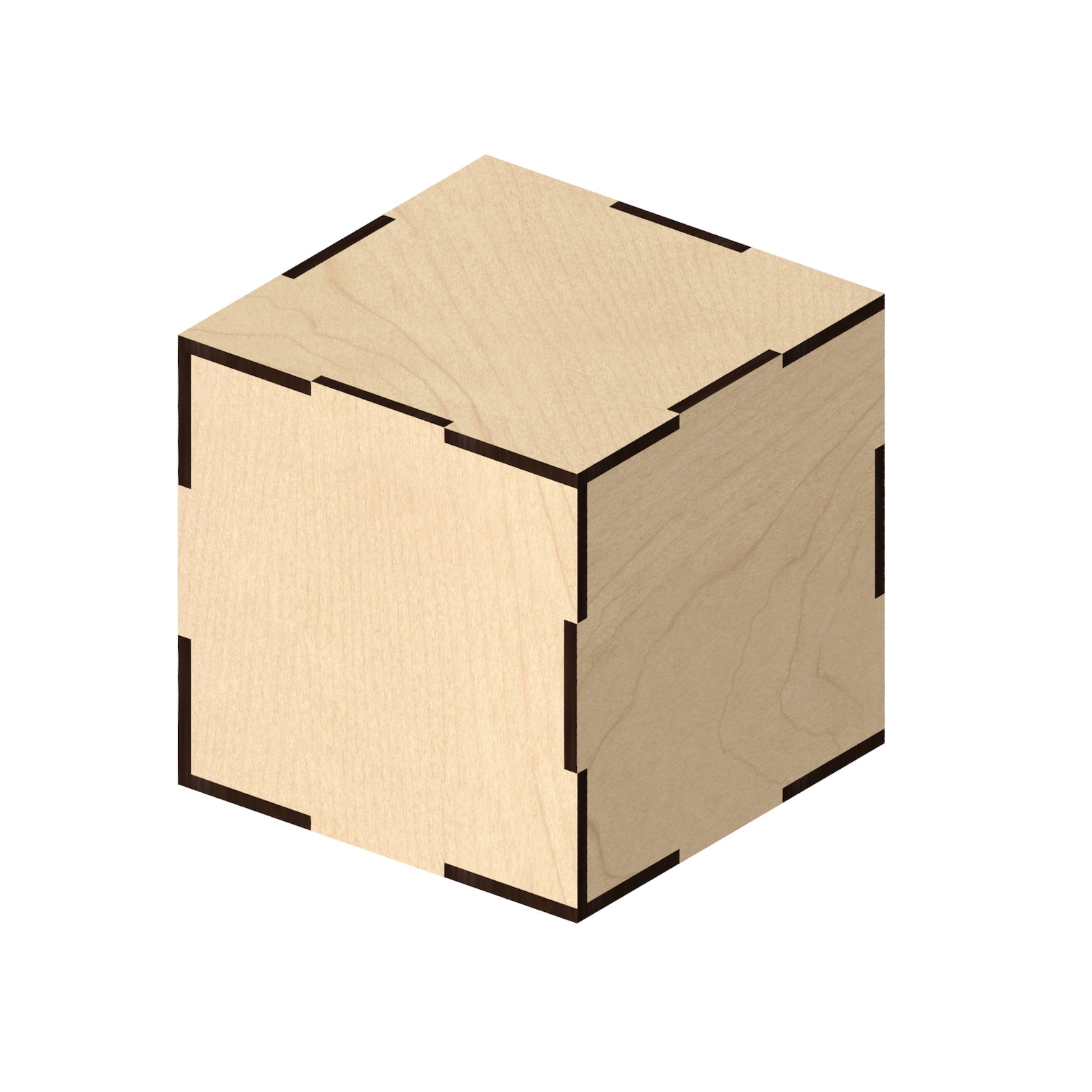 Cube Laser Cut Files Laser Cut Template Laser Cut Pattern | Etsy