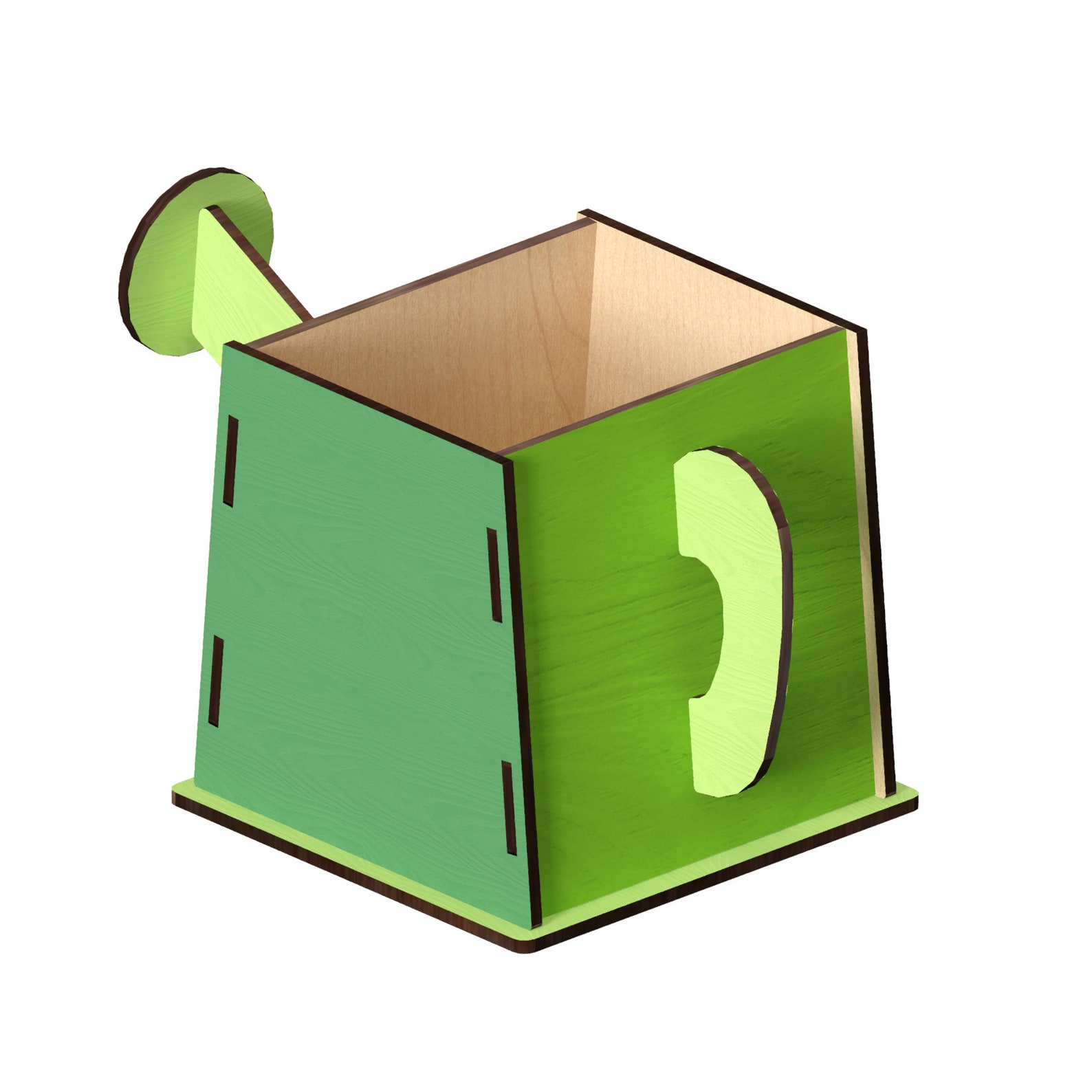 Watering Can Box Laser Cut Files Laser Cut Template Laser | Etsy