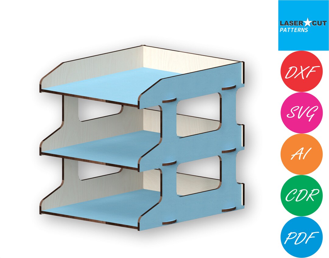 Paper Holder Standlaser Cut Files Svgdxfpdfaicdreps - Etsy