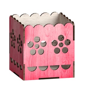 Flower Box, Laser Cut Files, Laser Cut Template, Laser Cut Pattern ...