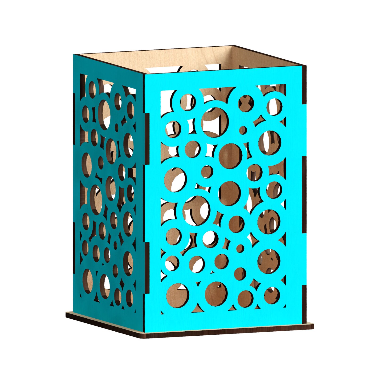 Pen Holder Laser Cut Files Svgdxfpdfaicdreps Laser - Etsy