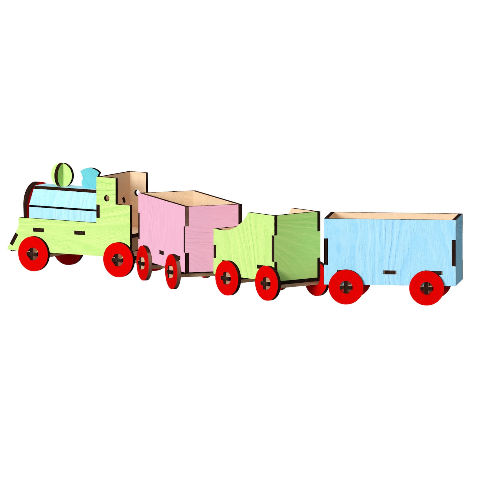 Little Train Laser Cut Files Svgdxfpdfaicdreps Laser - Etsy