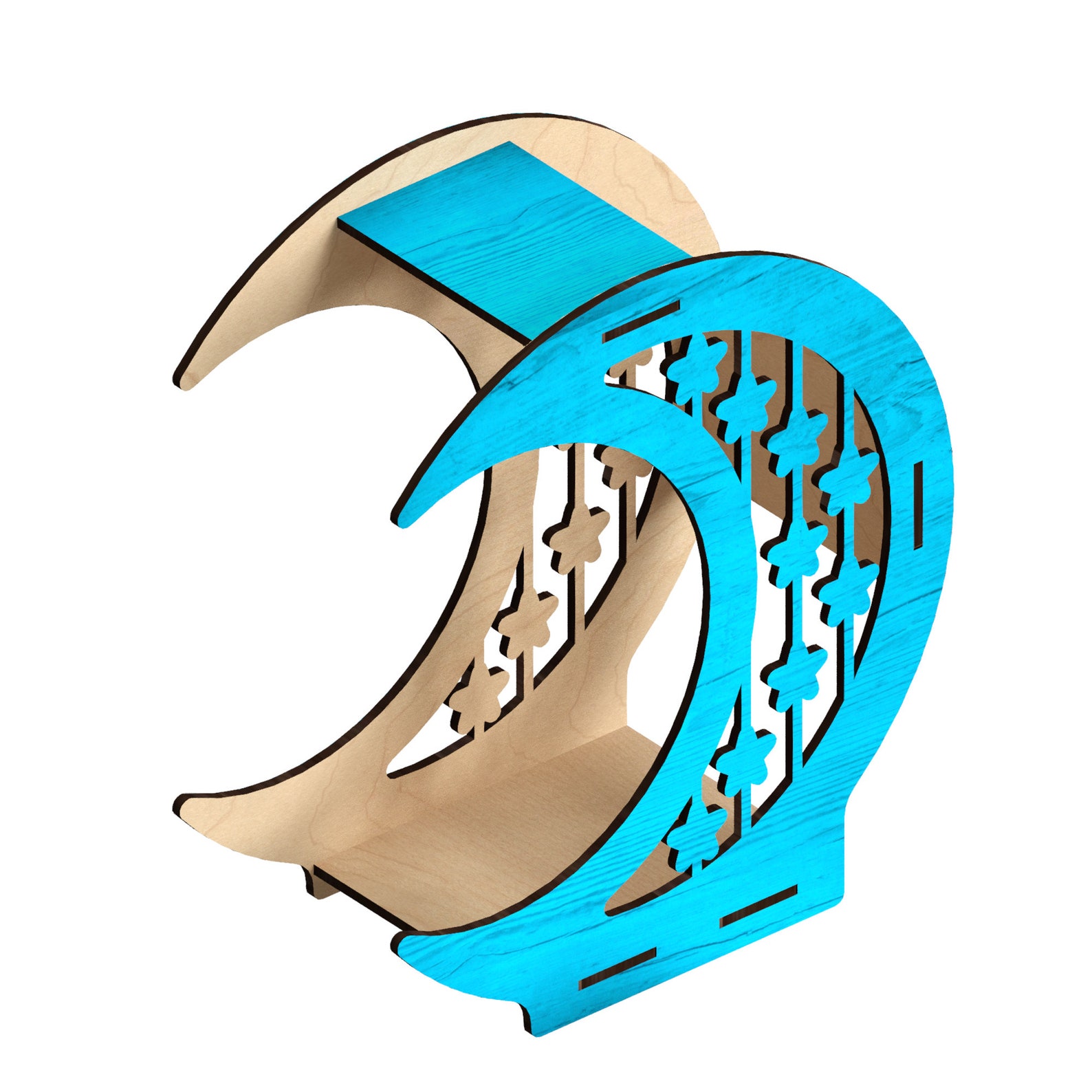 Moon Centerpiece Laser Cut Files Svgdxfpdfaicdreps - Etsy