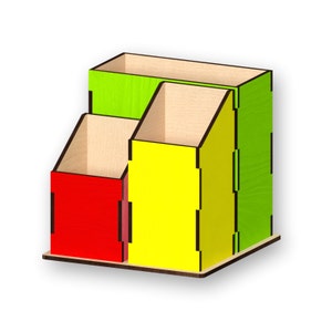 Pen Holder, Laser Cut Files - Svg+dxf+pdf+ai+cdr+eps - Laser Files ...