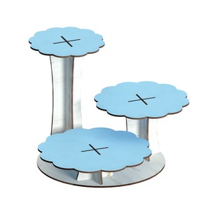 Cupcake Stand Laser Cut Template: Vector Files (digital Download) - Etsy