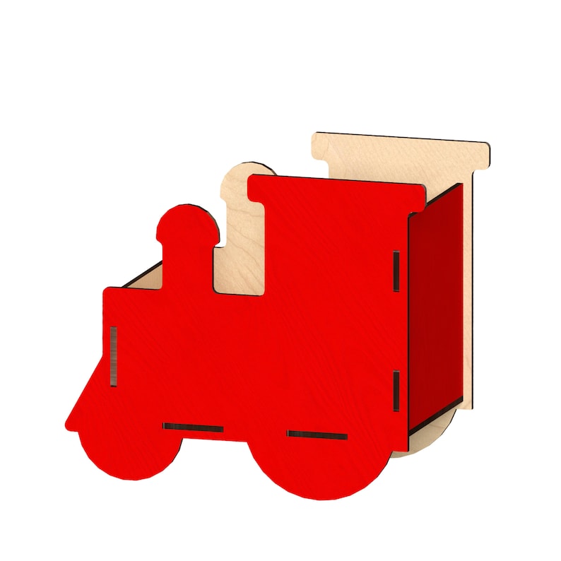 Train Boxlaser Cut Files Laser Cut Template Vector for | Etsy