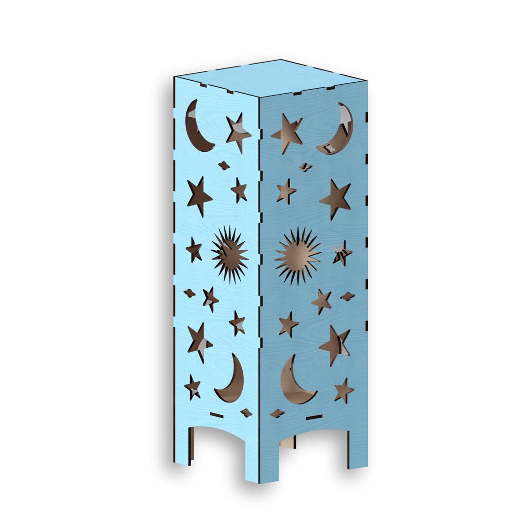 Star Lamp Laser Cut Files: Svg Dxf Pdf Ai Cdr Eps (instant Download) - Etsy