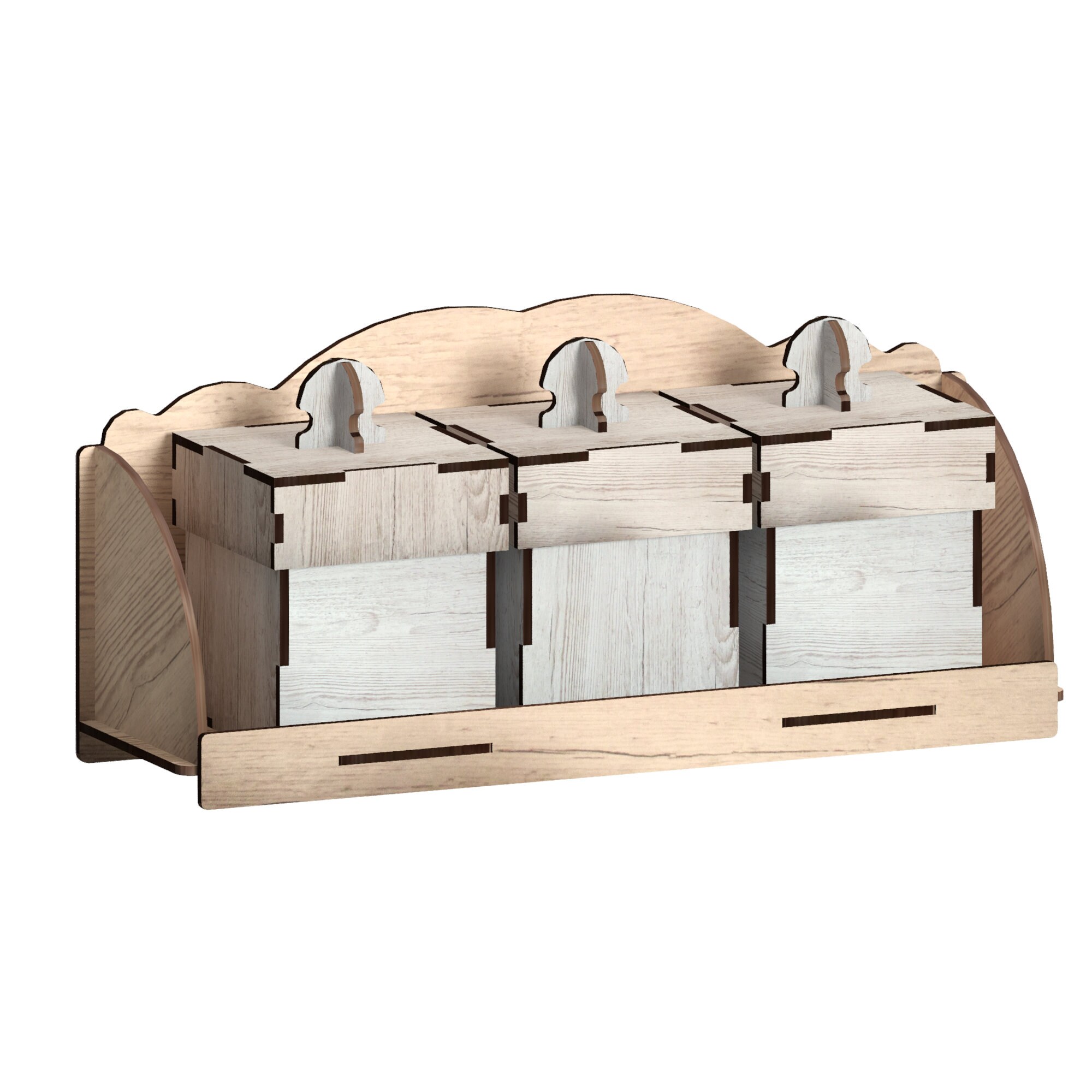 Spice Rack Laser Cut Files Laser Cut Template Laser Cut | Etsy