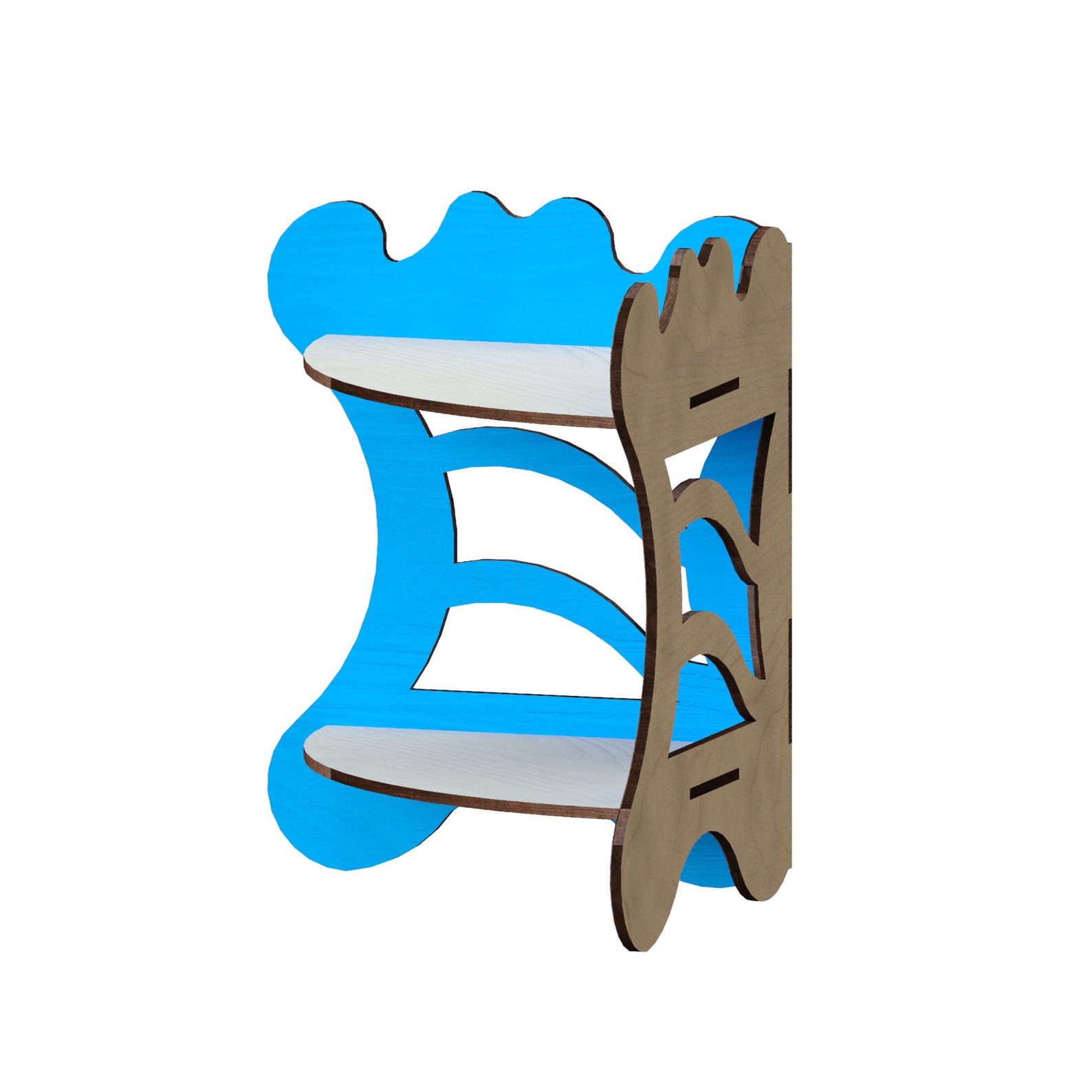 Corner Shelf Pattern Vector for Laser Cutting Cncsvglaser - Etsy