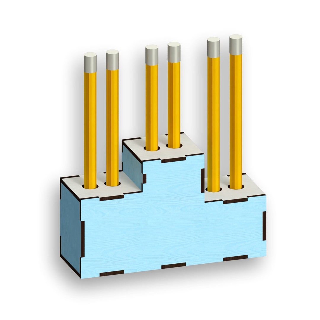 Podium Pen Holder, Laser Cut Files - Svg+dxf+pdf+ai+cdr+eps - Laser ...