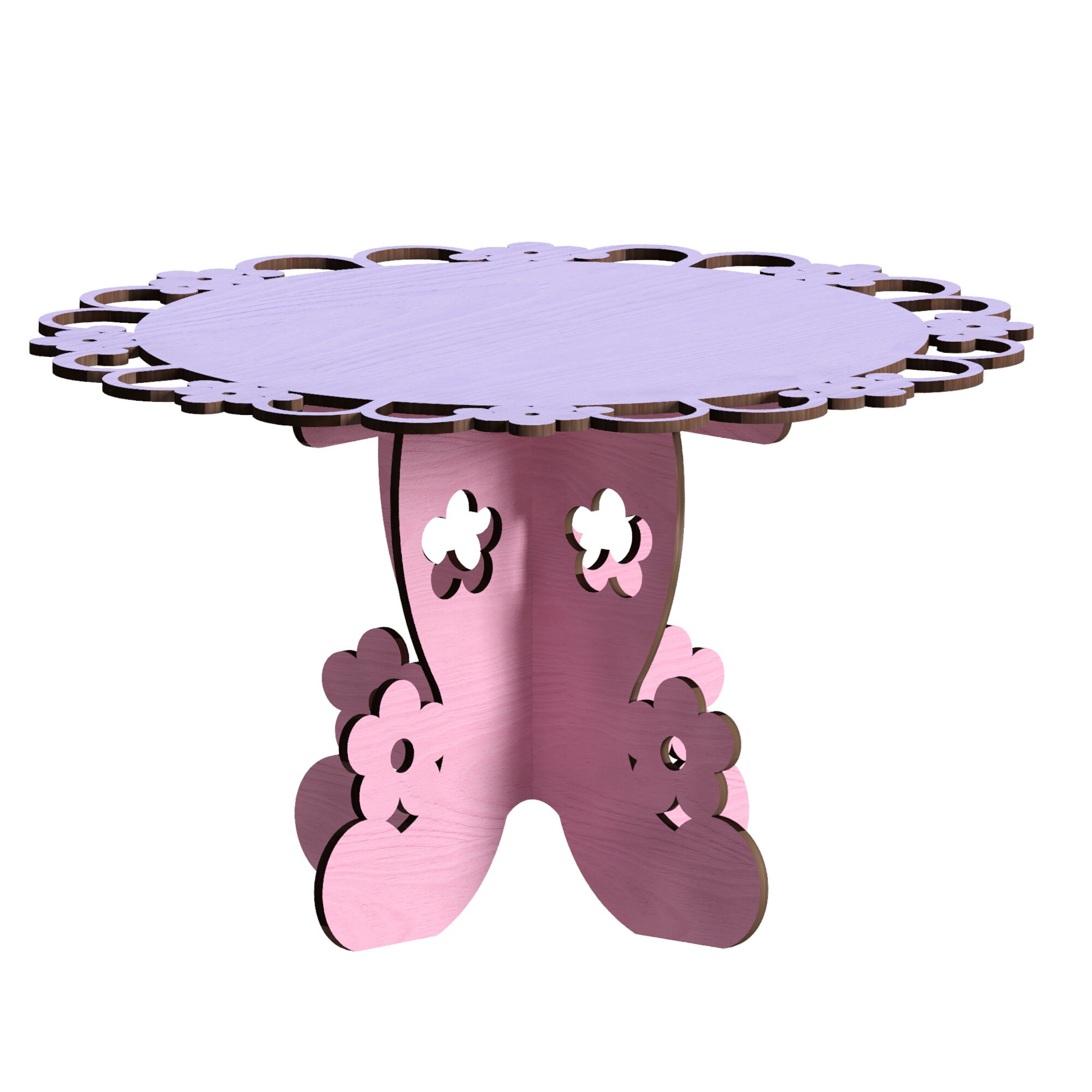 Floral Cake Standlaser Cut Files Laser Cut Template Vector | Etsy