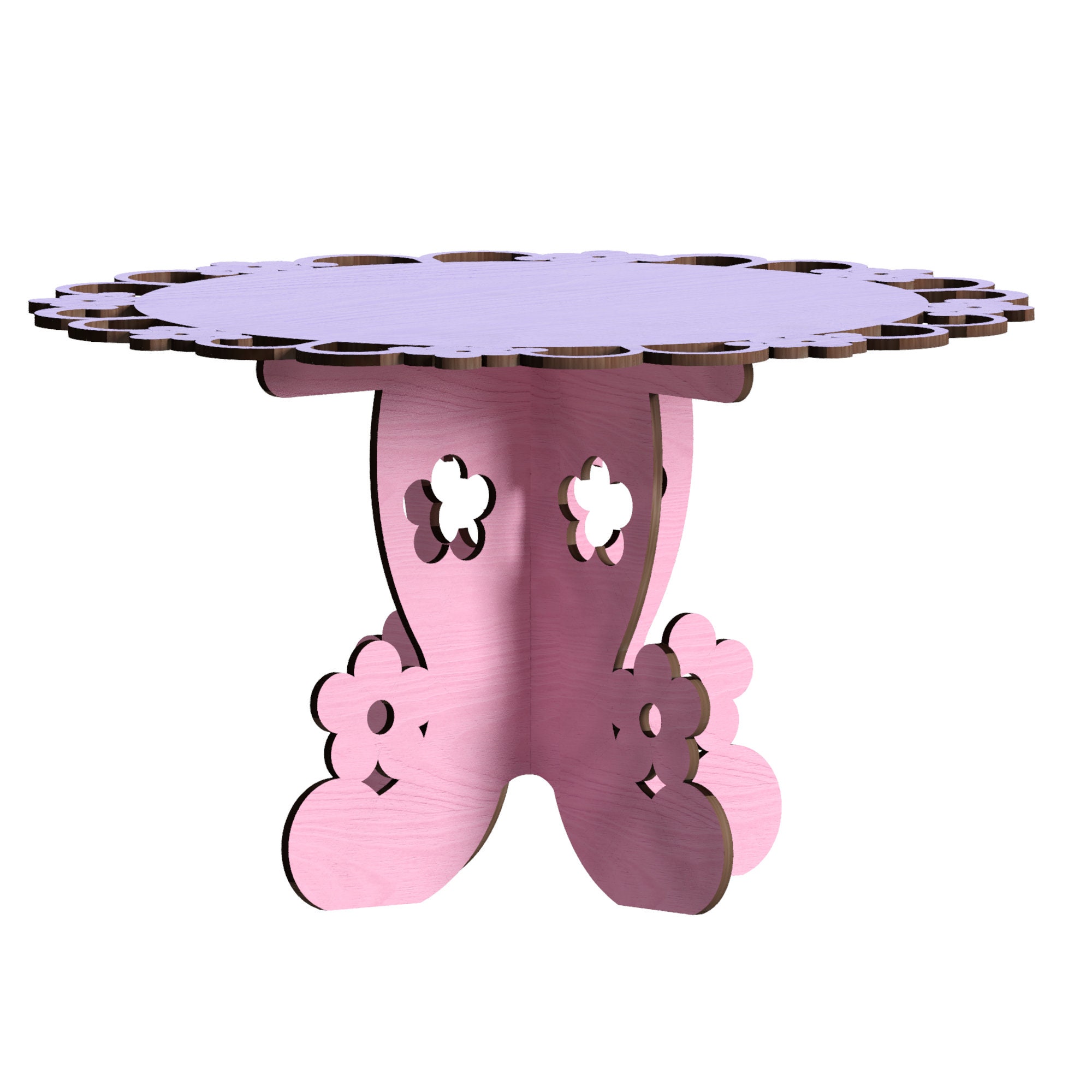 Floral Cake Standlaser Cut Files Laser Cut Template Vector | Etsy