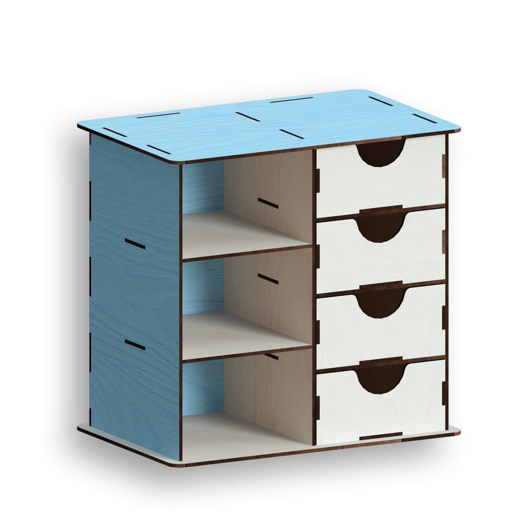 Drawer Organizer, Laser Cut Files Svgdxfpdfaicdreps Laser Files Instant ...
