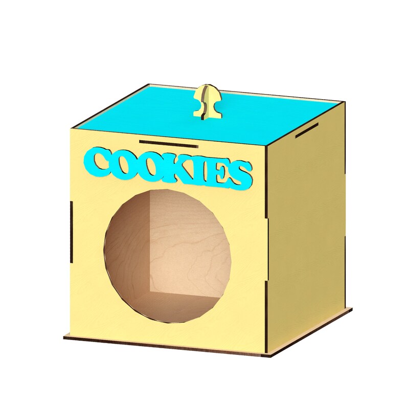 Vintage Cookies Boxlaser Cut Files Laser Cut Template - Etsy