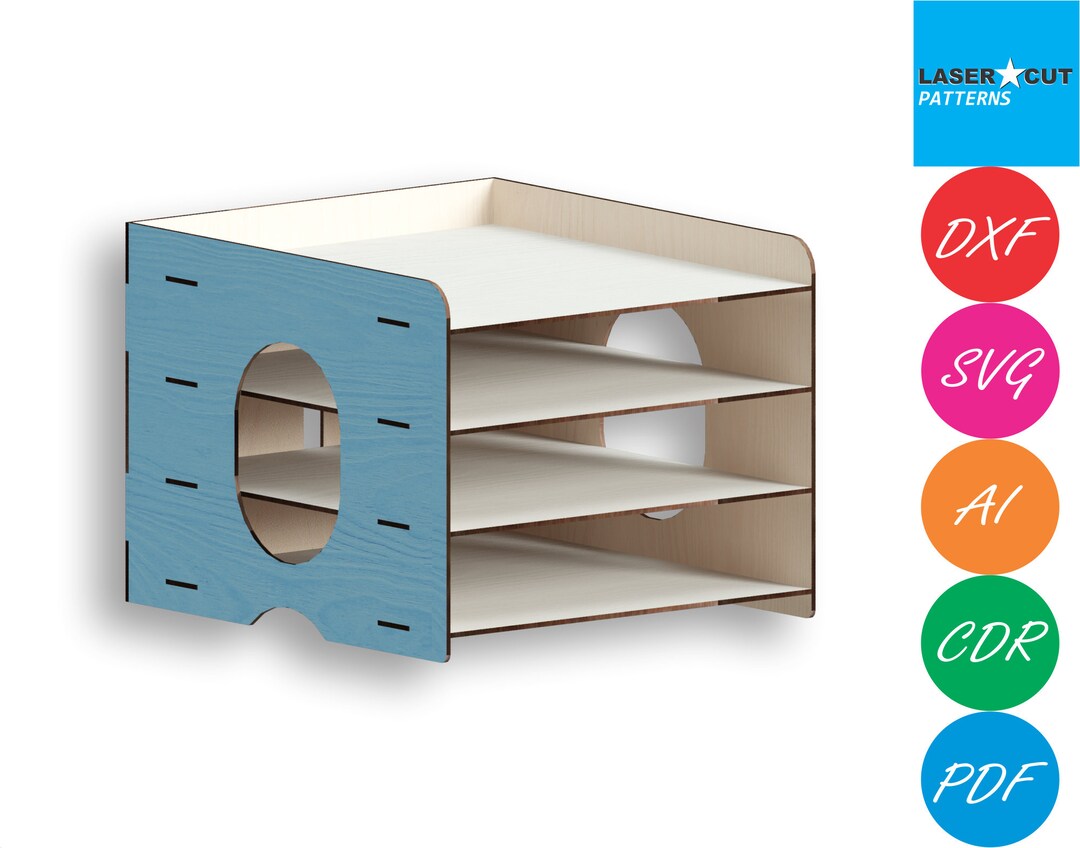 Storage Organizer Laser Cut Files Svgdxfpdfaicdreps - Etsy