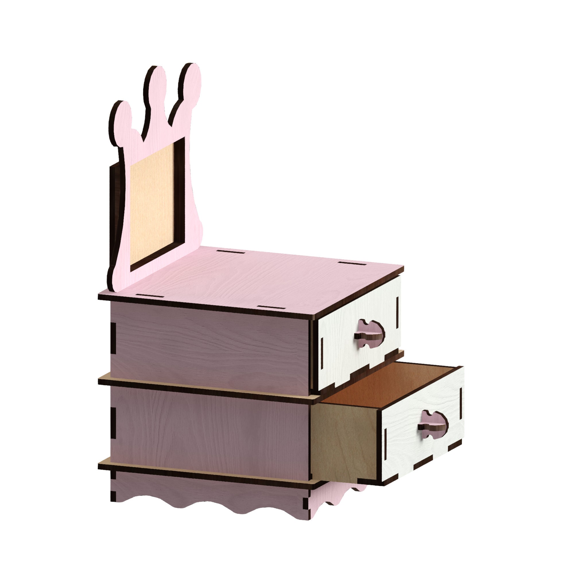 Drawer Box Laser Cut Files Laser Cut Template Laser Cut | Etsy