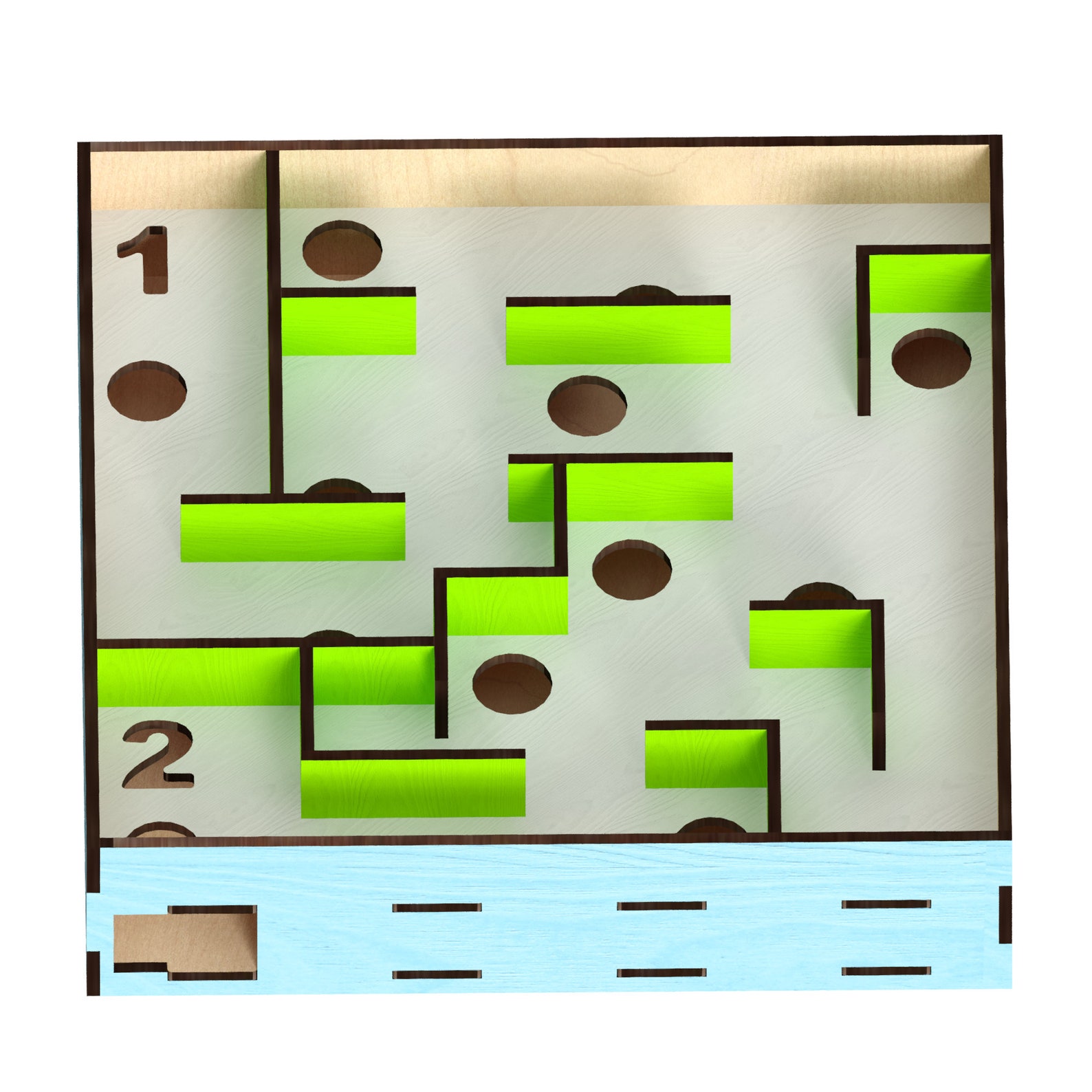 Marble Labyrinth Game: Laser Cut Files (digital Download) - Etsy
