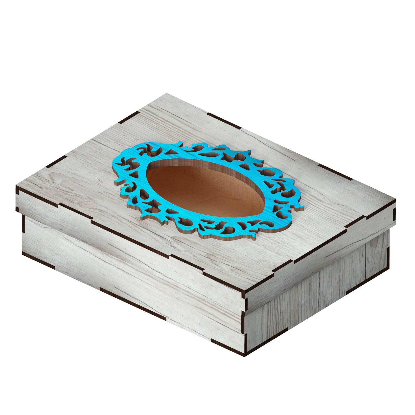 Tissue Box Laser Cut Files Svgdxfpdfaicdreps Laser | Etsy