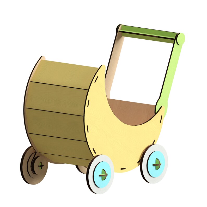 Pram Laser Cut Files Svgdxfpdfaicdreps Laser Files | Etsy