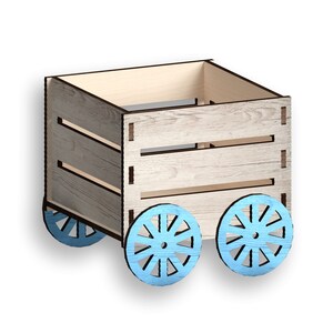 Cart Box,laser Cut Files, Laser Cut Template, Vector for Laser, Laser ...