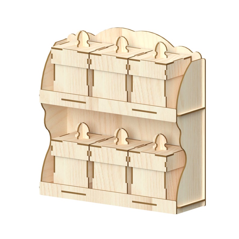 Spice Rack Laser Cut Files laser cut template laser cut | Etsy