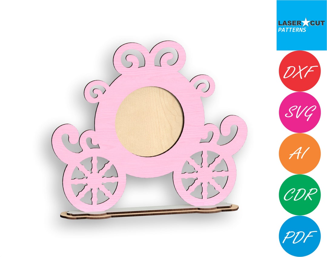 Carriage Picture Frame Laser Cut Files - Etsy