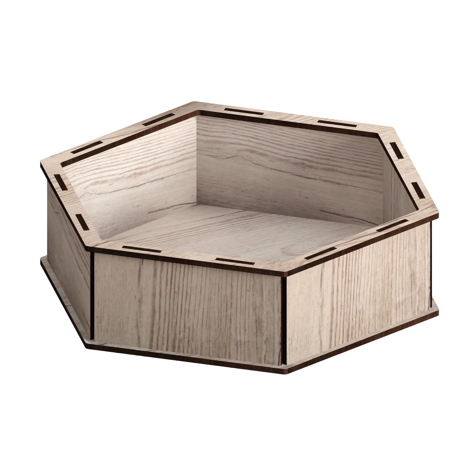 Hex Box Laser Cut Files Laser Cut Template Laser Cut - Etsy