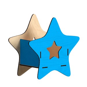 Star Box,laser Cut Files, Laser Cut Template, Vector for Laser, Laser ...