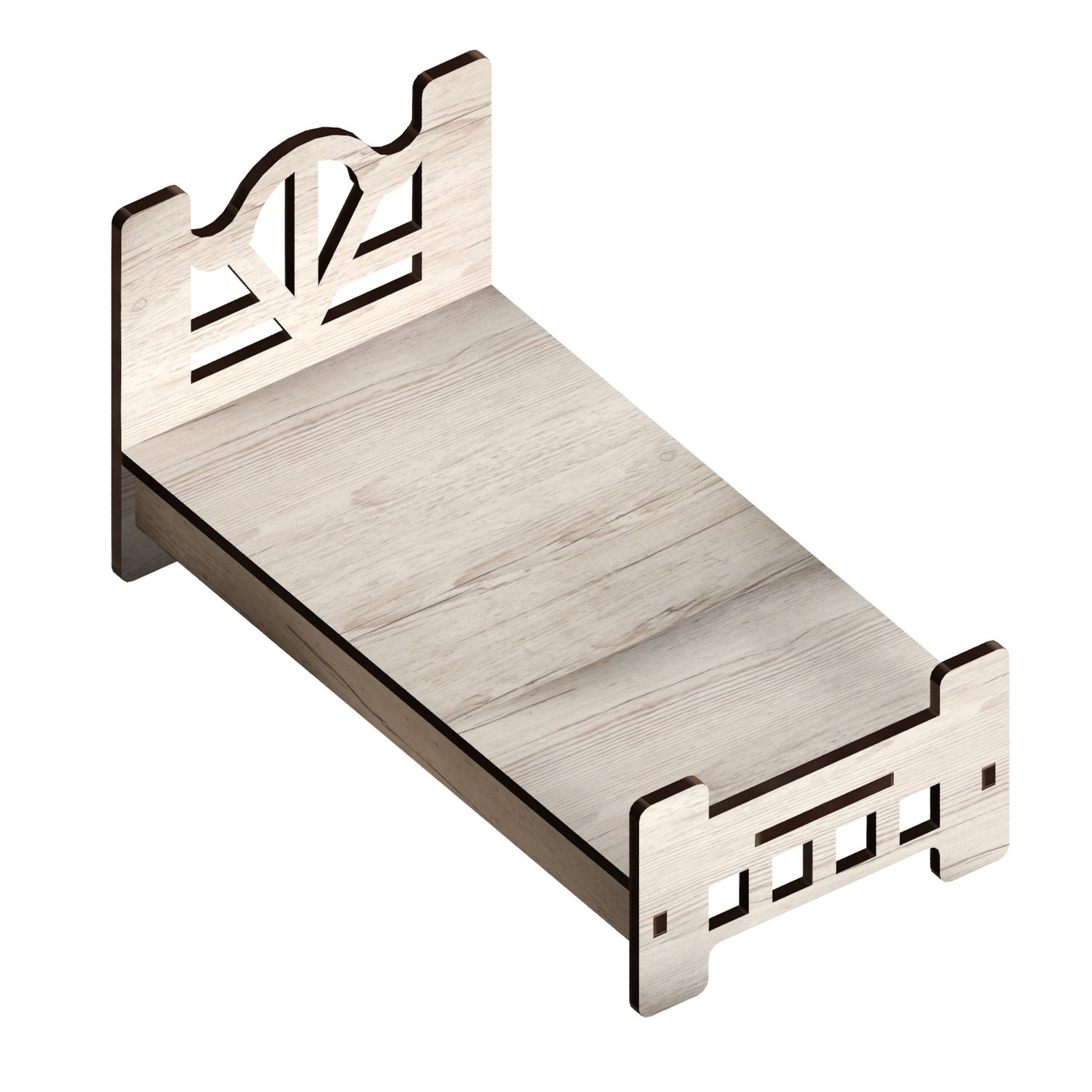Bed,furniture,laser Cut Files - Svg+dxf+pdf+ai+cdr+eps - Laser Files ...
