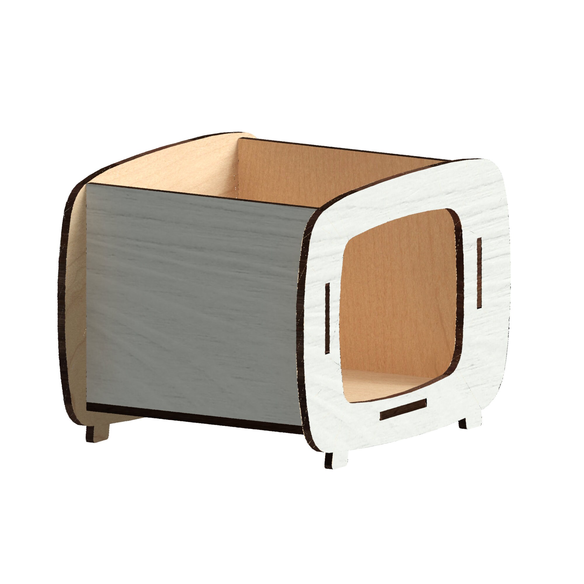 Television Box Pattern Vector for Laser Cutting Cncsvglaser | Etsy