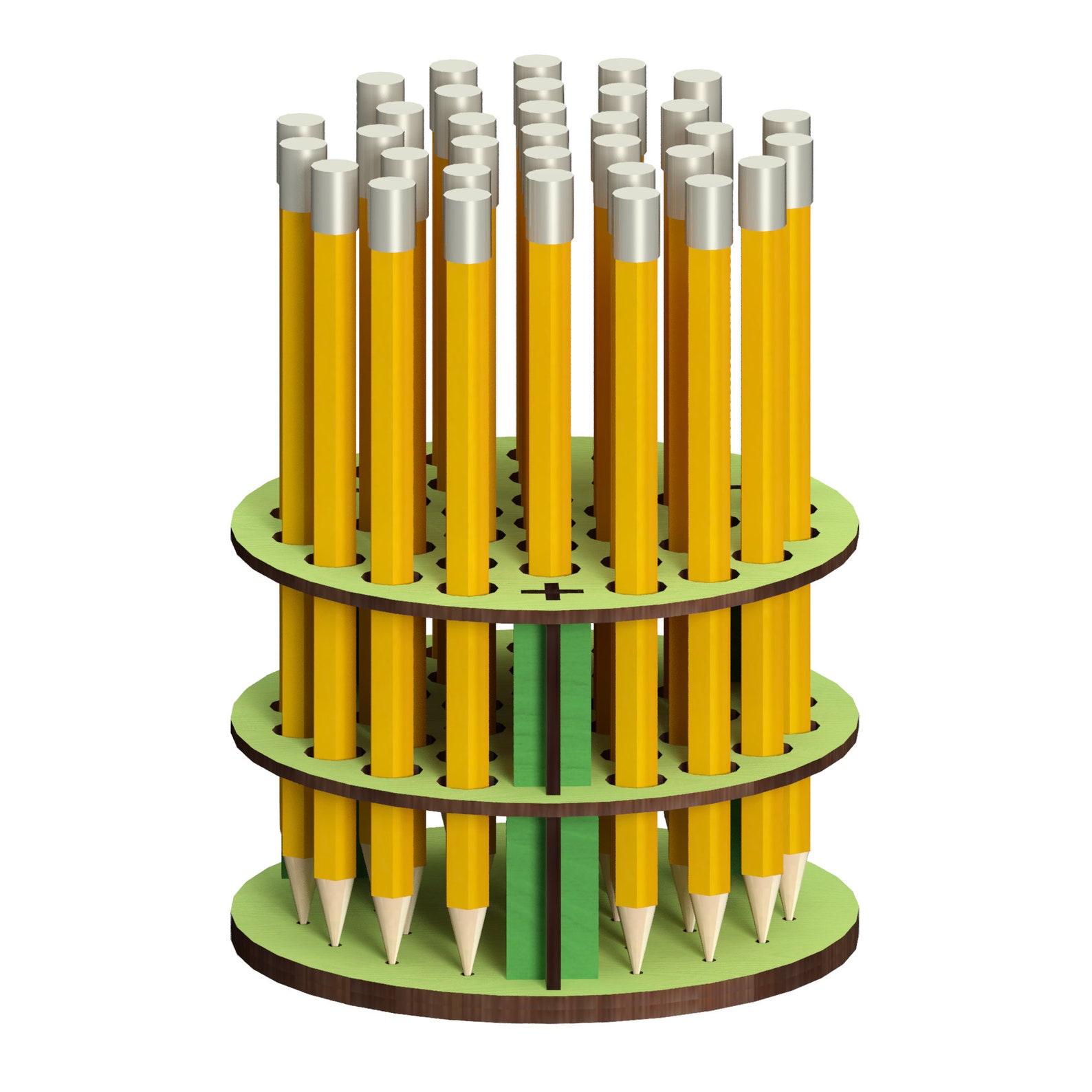 Pen Holder Laser Cut Files Svgdxfpdfaicdreps Laser | Etsy